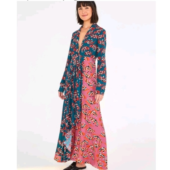 FARM Rio | Dresses | Farm Rio Anteater Winter Jungle Maxi Dress | Poshmark